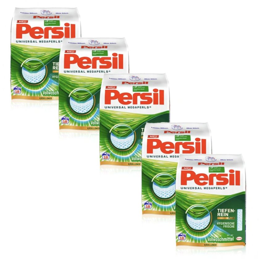 Persil Universal Megapearls HE Laundry Detergent 1.33 kg X 5 bags ...